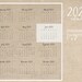 2023 Calendar Clip Art in Fancy Handwritten Font SVG PNG Instant ...