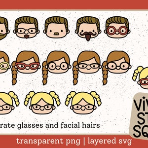 100 Heads - Stick Squad Creative Pack - SVG | PNG | DXF - With Colors ...