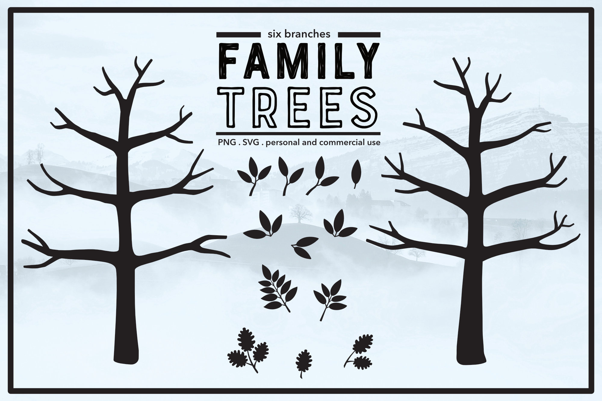 Clip Art Family Tree Branches