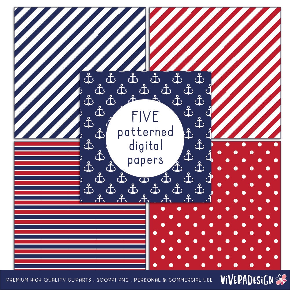 Nautical Sailing Clipart Lighthouse Ships Anchor Buoy | Etsy