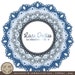 Digital Clip Art - Circle Frames - Lace Doilies in Shades of Blue - Etsy