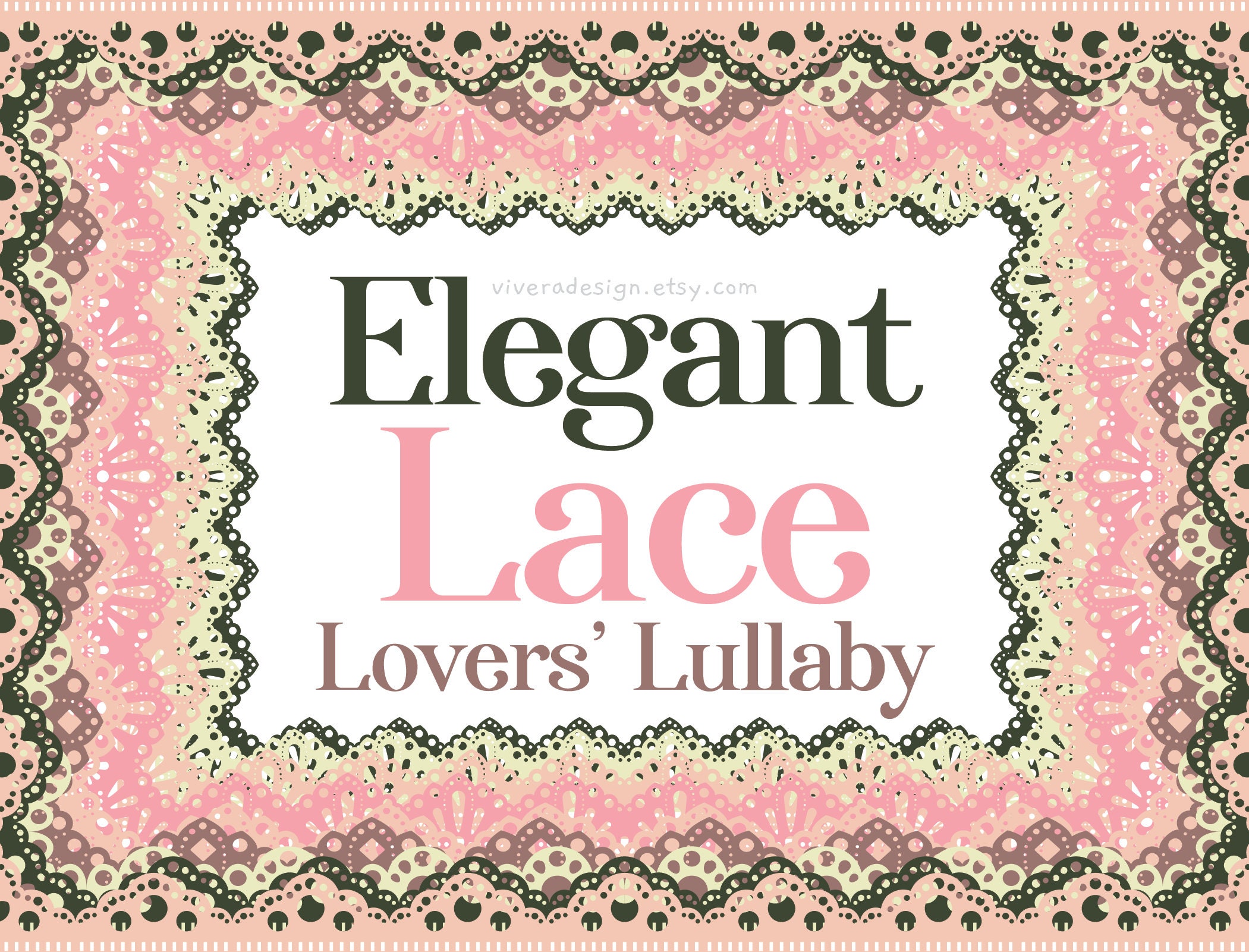 Digital Rectangle Frames Clip Art Inverted Lace Elegant | Etsy