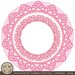 Digital Clip Art - Circle Frames - Pretty Pink Hearts - Etsy