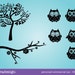Instant Download Love Owl in Solid Black Digital Clip Art - Etsy