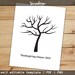 Editable Poster Tree With No Leaves Winter Tree Perfect for Thumb-print ...
