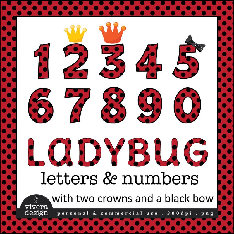 Ladybug Letters - Etsy