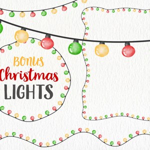 Christmas Cactus Digital Watercolor Clip Art - Cute Cactus, Botanical ...