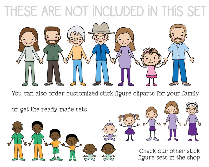 Pregnant Momma Stick Figures Pregnant Mama Cliparts Lady - Etsy UK