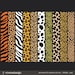 Wild Jungle Animal Prints Digital Paper Pack - 10 Digital Papers - Etsy