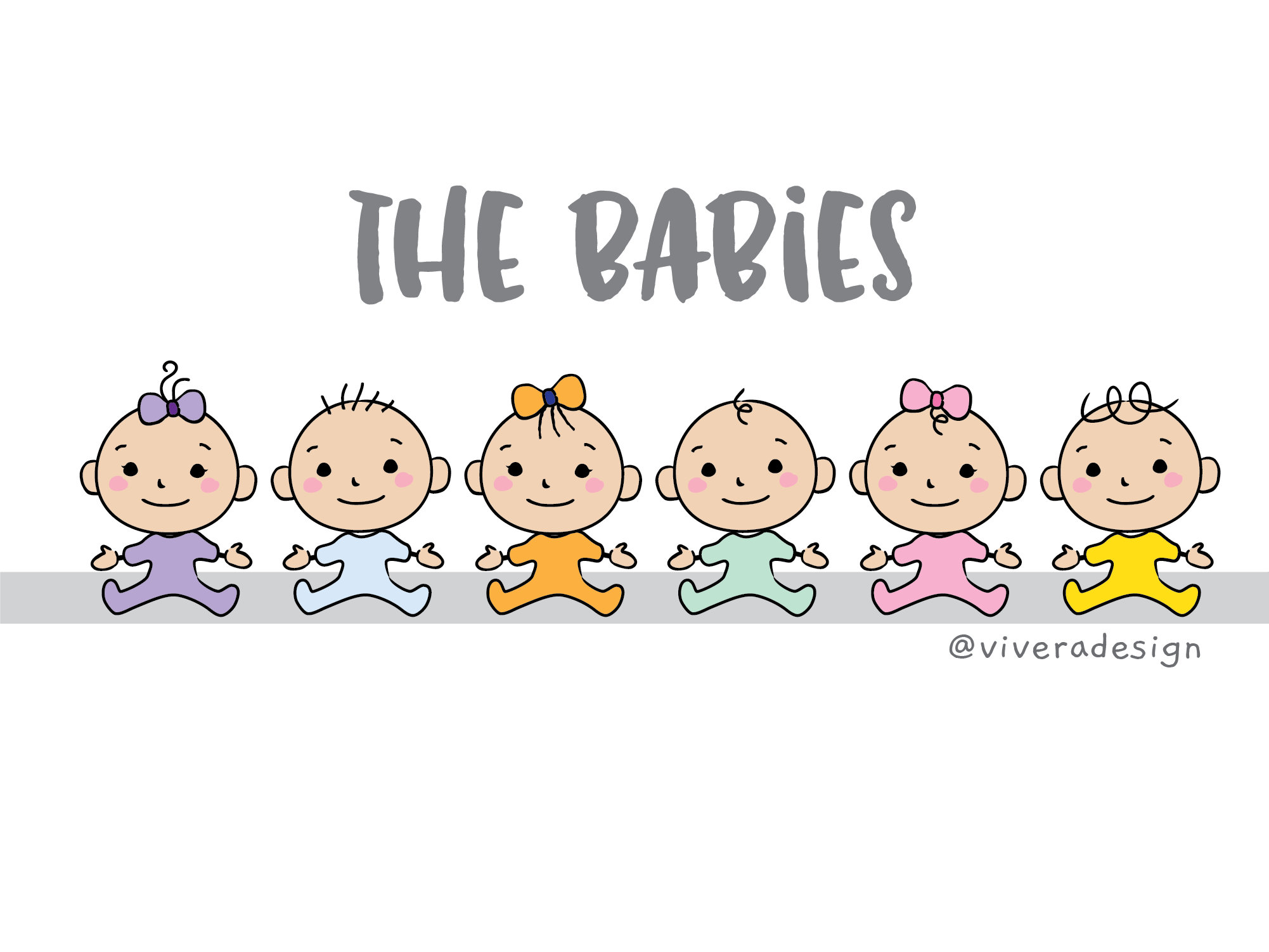 Family Stick Figures - Babies, Kids, Teens, Parents, and Grandparents ...