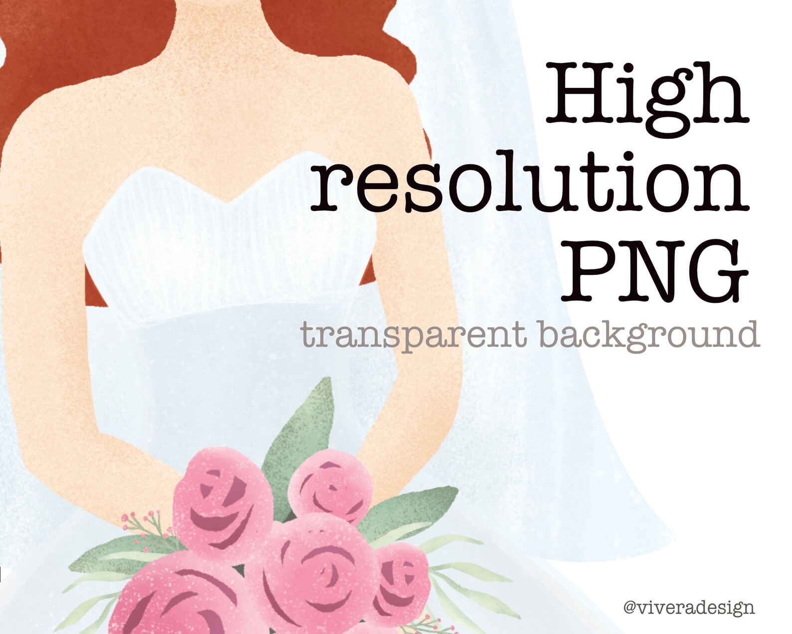 Bride Watercolor Clip Art Blushing Brides Creative Pack - Etsy