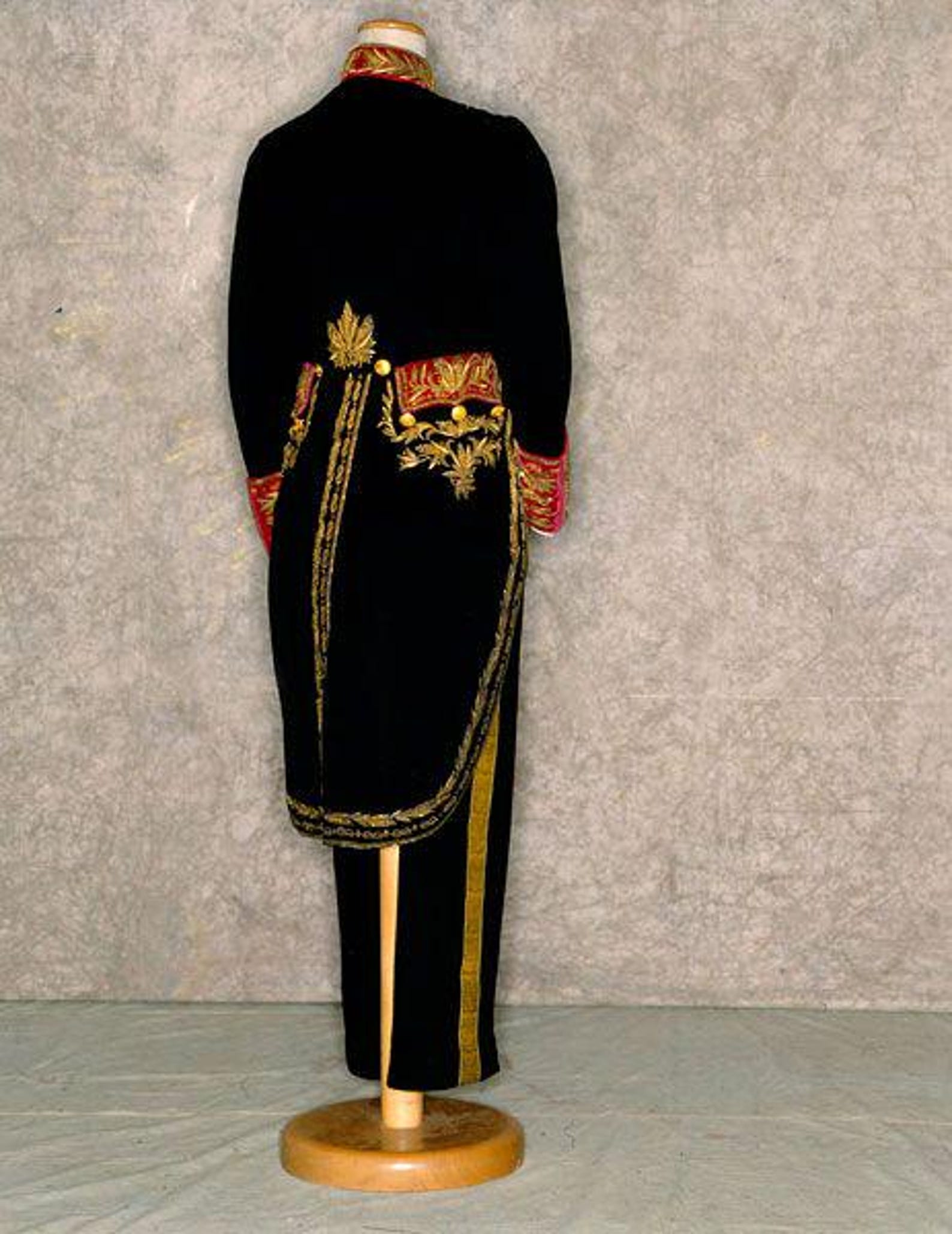 French Diplomatic Court Uniform, Gold Embroidered Tailcoat & Trousers ...