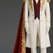 Customized Royal White Prince Suit With Red Cape Embroidered Men’s ...