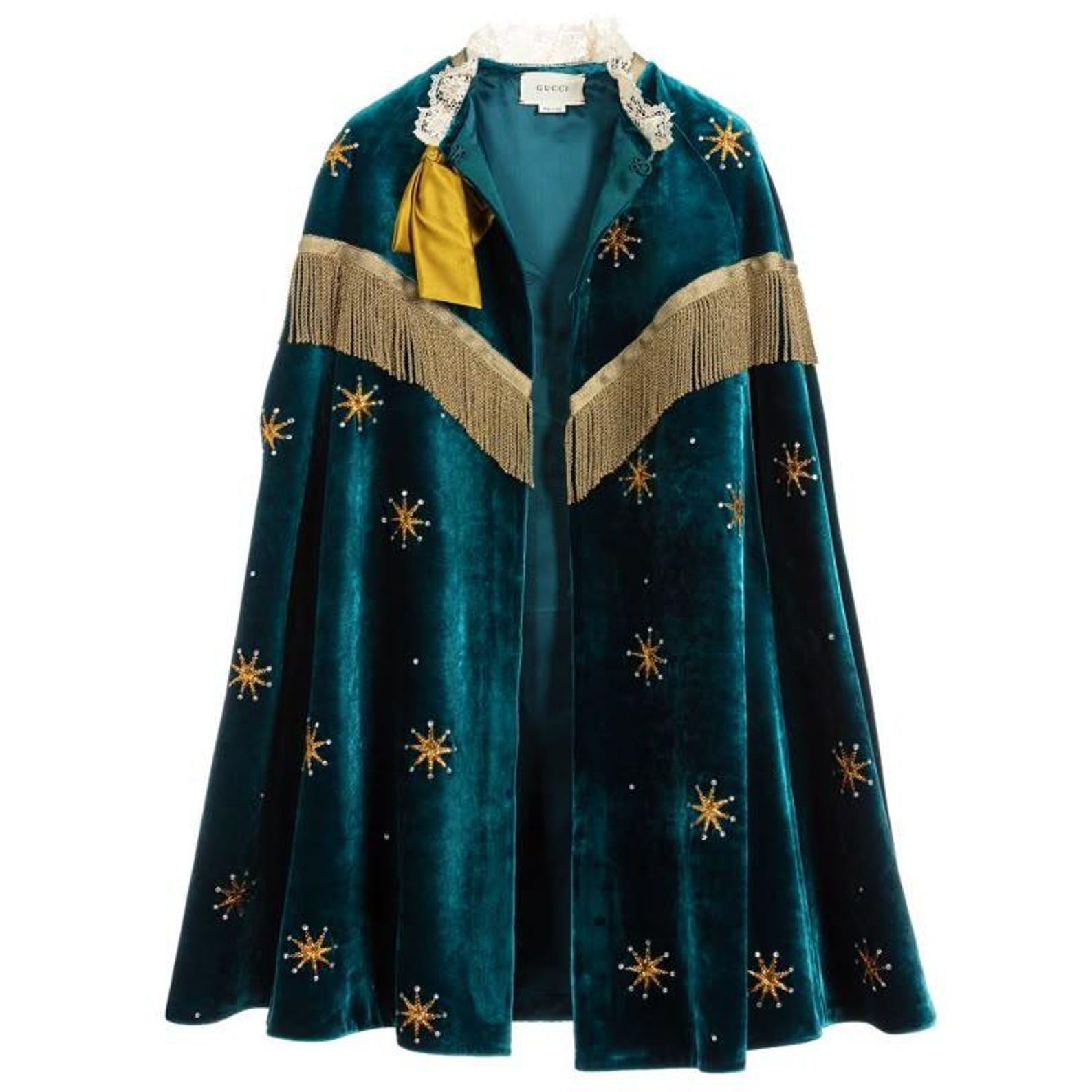 Bespoke Vintage Starry Night Velvet Cape Celestial-inspired Cloak 18th Century Rococo Styled ...