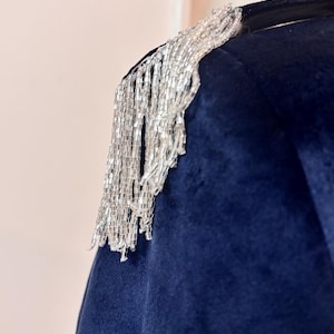 Royal Blue Prince Costume Men’s Regal Tailcoat With Embroidered Cape ...
