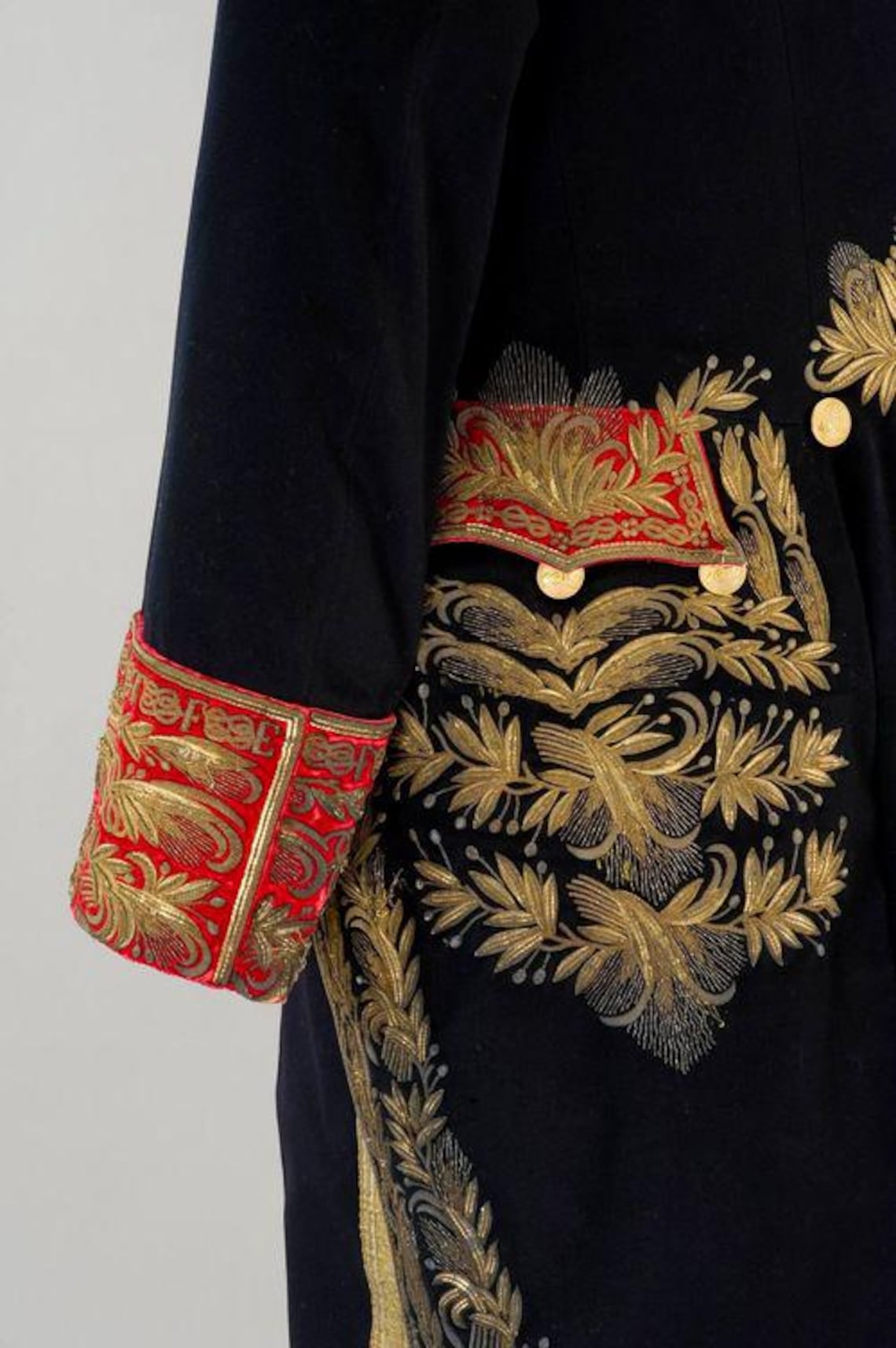 French Diplomatic Court Uniform, Gold Embroidered Tailcoat & Trousers ...