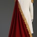 Customized Royal White Prince Suit With Red Cape Embroidered Men’s ...