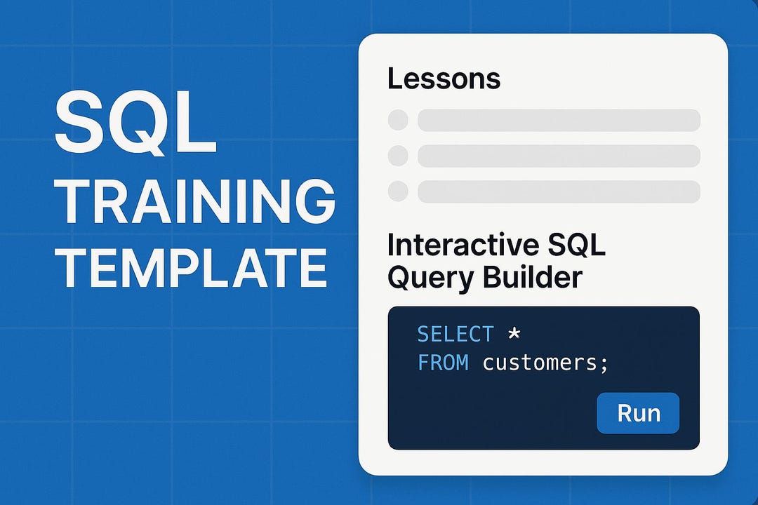 SQL Tutorial: Lesson Guide, Cheat Sheet, Interactive Query Builder ...