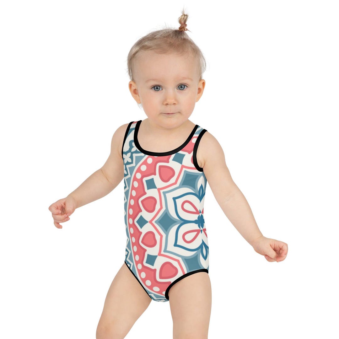 All-over Print Kids Swimsuit - Etsy