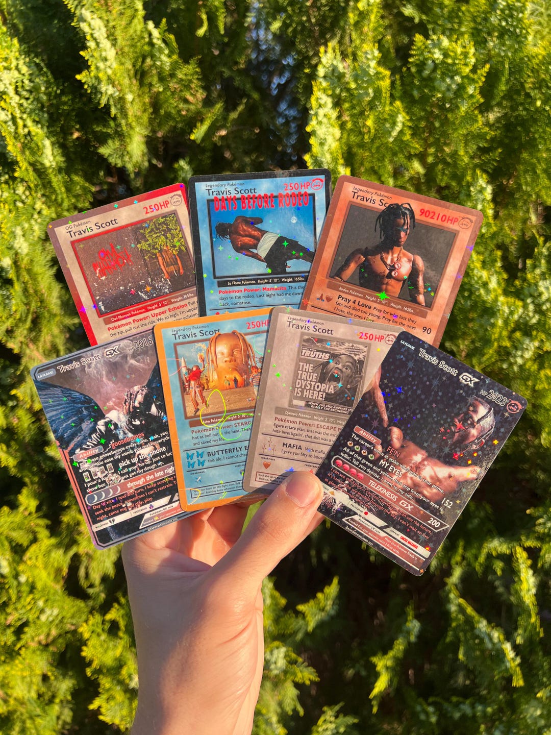 Travis Scott FULL PACK Pokémon Style Cards - Etsy