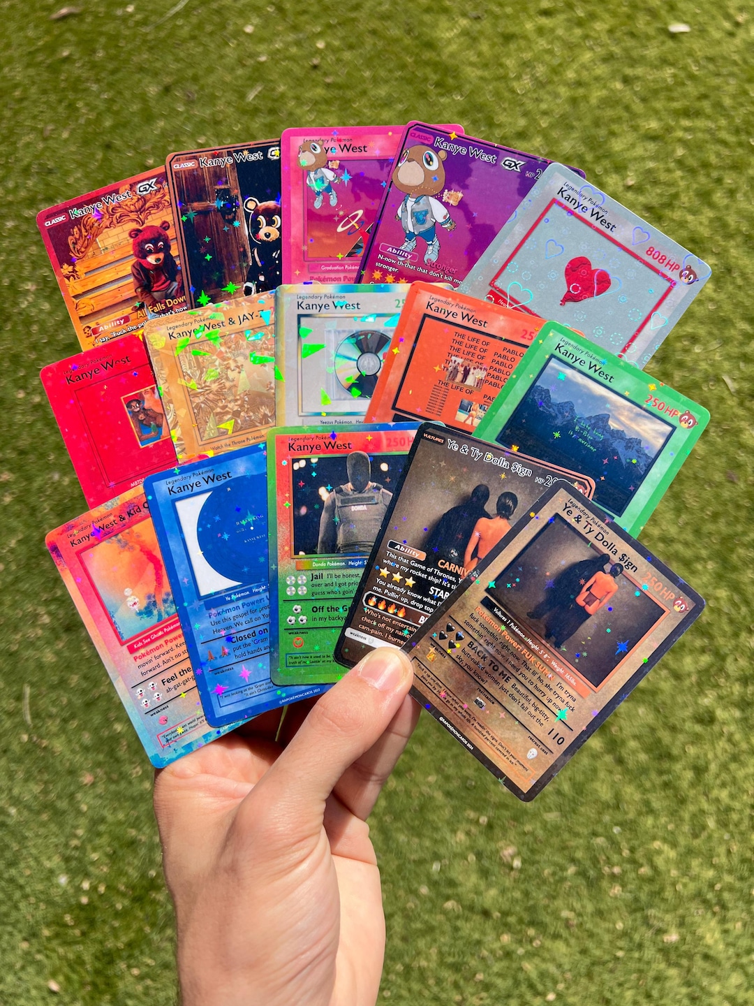 Ye Kanye West FULL DISCOGRAPHY PACK Pokémon Style Cards - Etsy