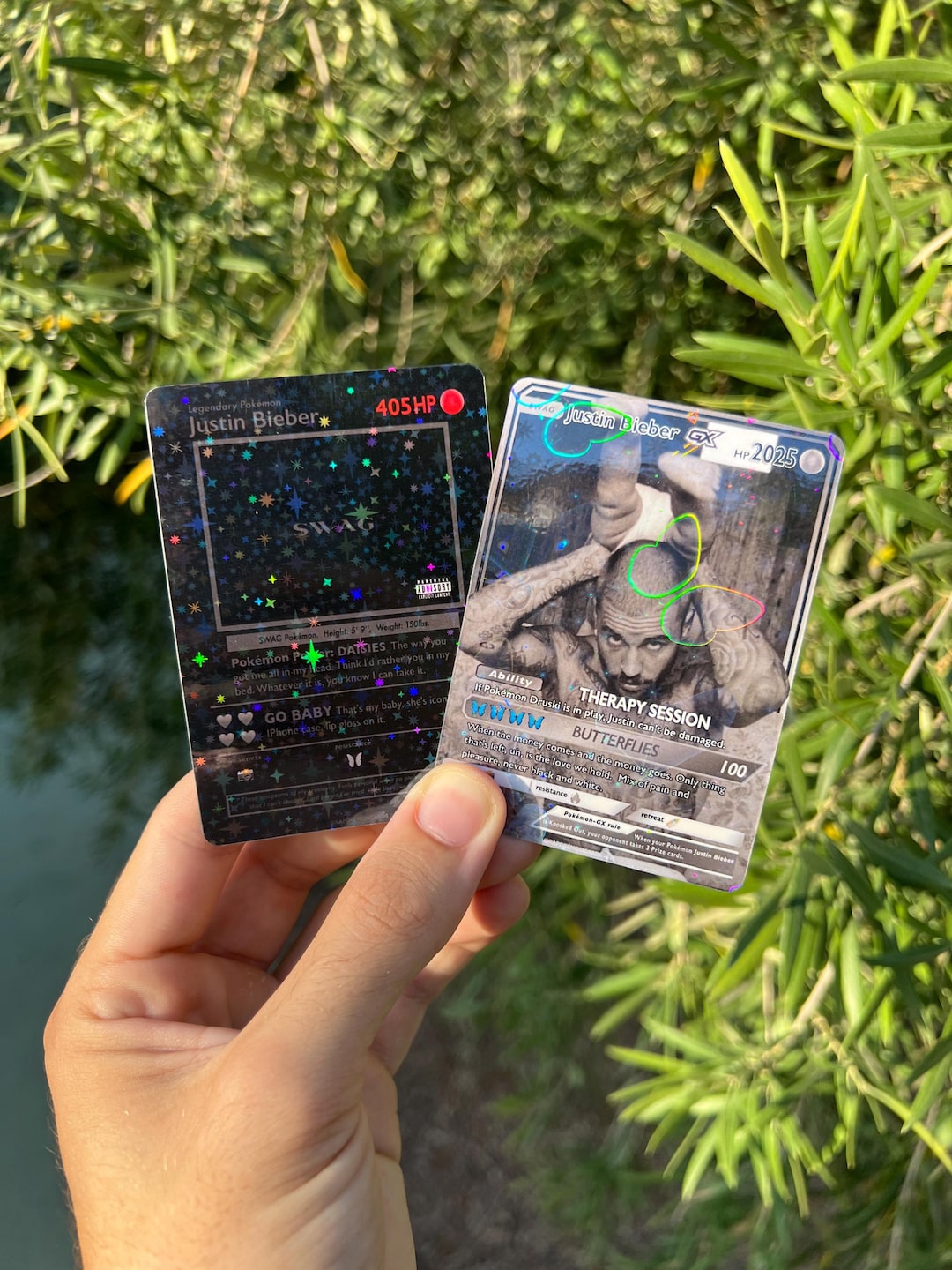 Justin Bieber SWAG PACK Pokémon Style Cards - Etsy
