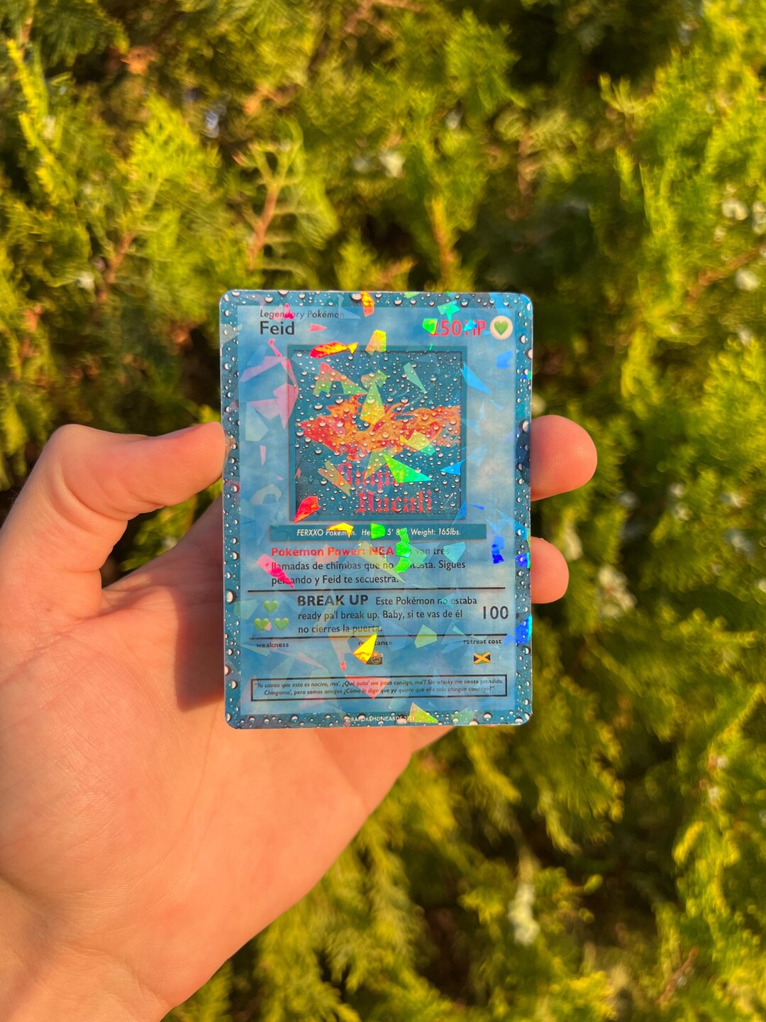 Feid BAHÍA DUCATI Pokémon Style Card - Etsy