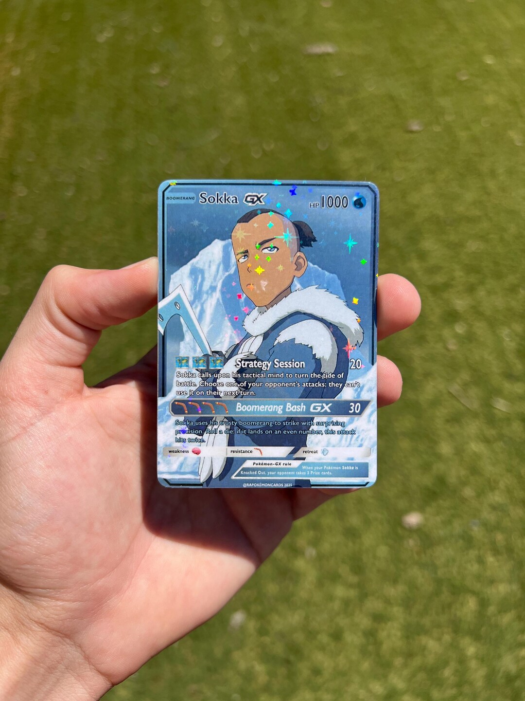 Avatar: the Last Airbender Sokka Pokémon Style Card - Etsy
