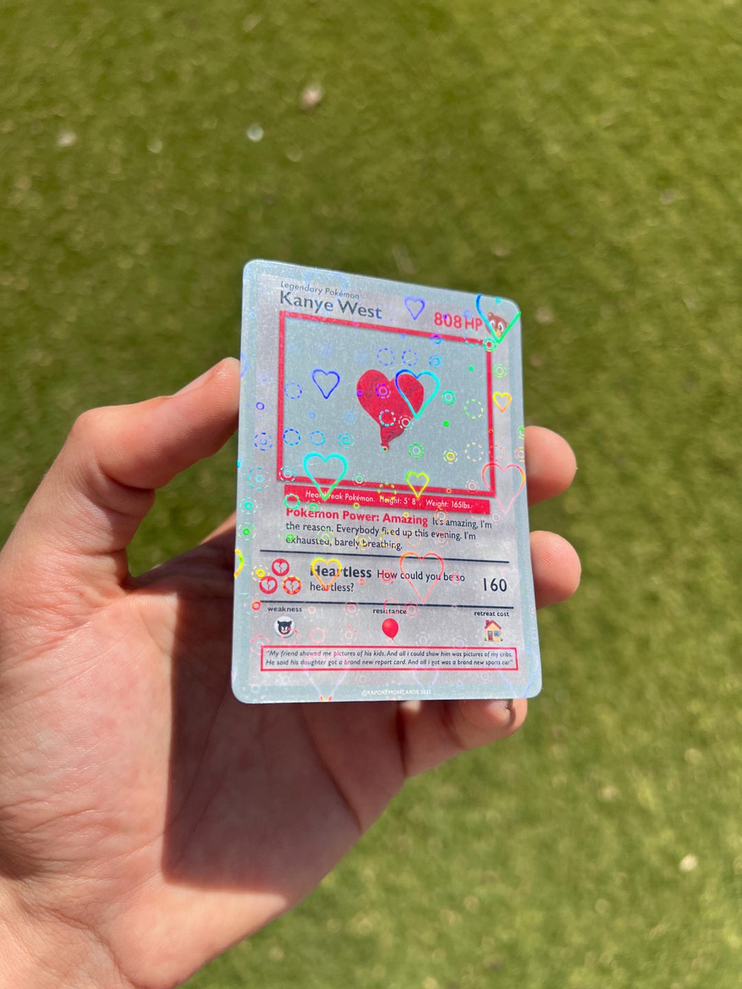 Ye Kanye West 808s & Heartbreak Pokémon Style Card OG - Etsy