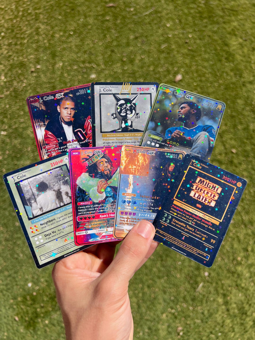 J Cole Pokémon Style Cards FULL PACK - Etsy