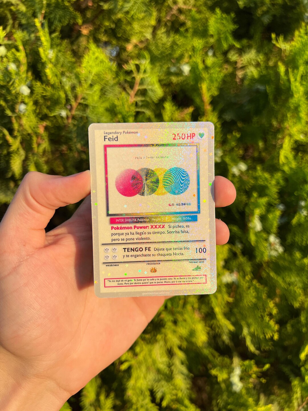 Feid INTER SHIBUYA Pokémon Style Card - Etsy