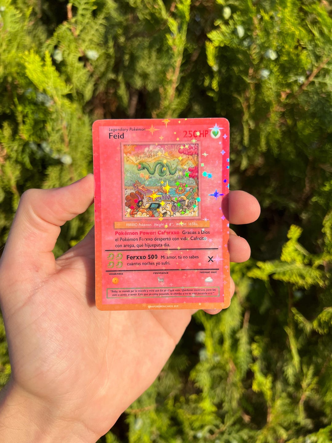 Feid FERXXO VOL X: Sagrado Pokémon Style Card - Etsy