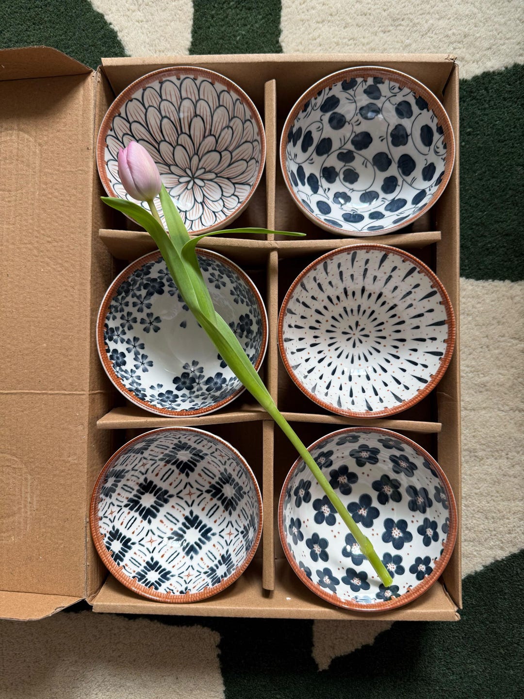 Handmade Ceramic Pasta Ramen Rice Soup Drinking Right Size Bowl: Earth ...