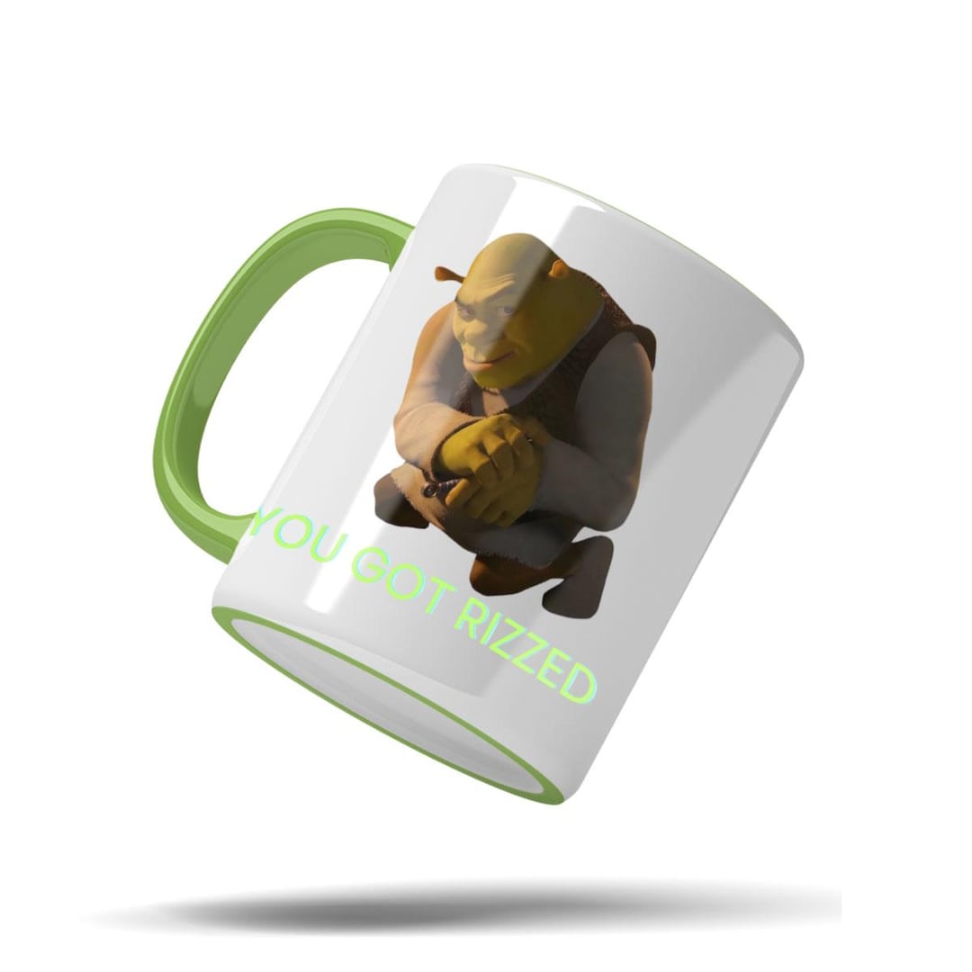 Shrek Rizz Meme Mug – Funny Gamer Gift - Etsy