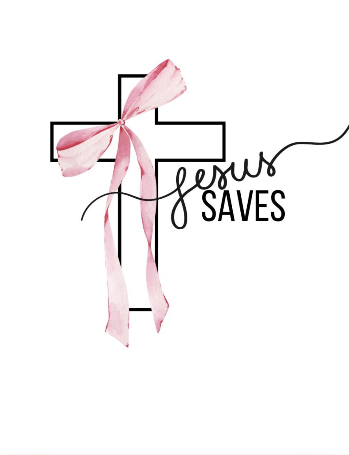 Jesus Saves PNG, Christian PNG, Cute Jesus Saves Png, Church Png, Pink ...