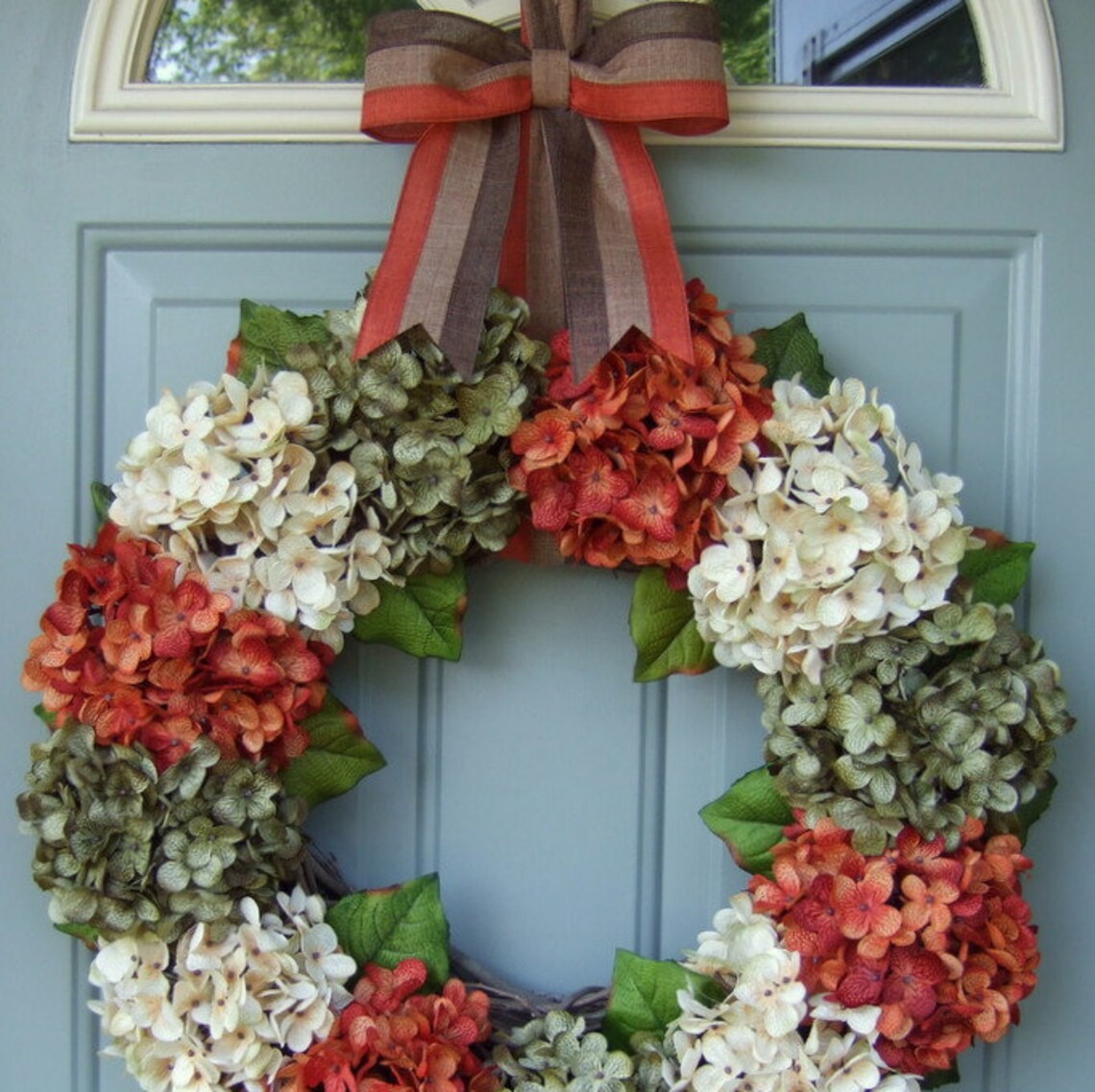 Fall Wreath XL Fall Hydrangea Wreath Fall Hydrangea Door - Etsy