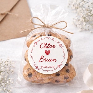 Custom Wedding Stickers – Personalized Couple Name Labels - Etsy