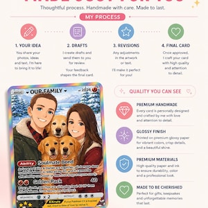 Custom Couple Poke Style Card – Holographic & Glossy Finish - Etsy Canada