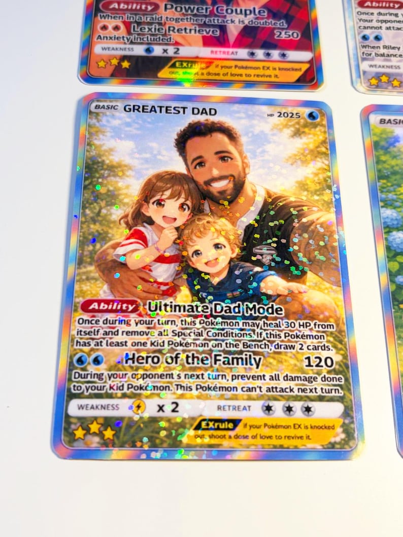 Custom Couple Poke Style Card – Holographic & Glossy Finish - Etsy Canada