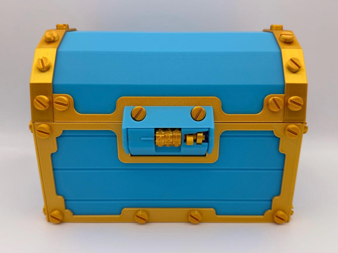 Clash Royale Treasure Chest With Combination Lock & Hidden Shelf - Etsy