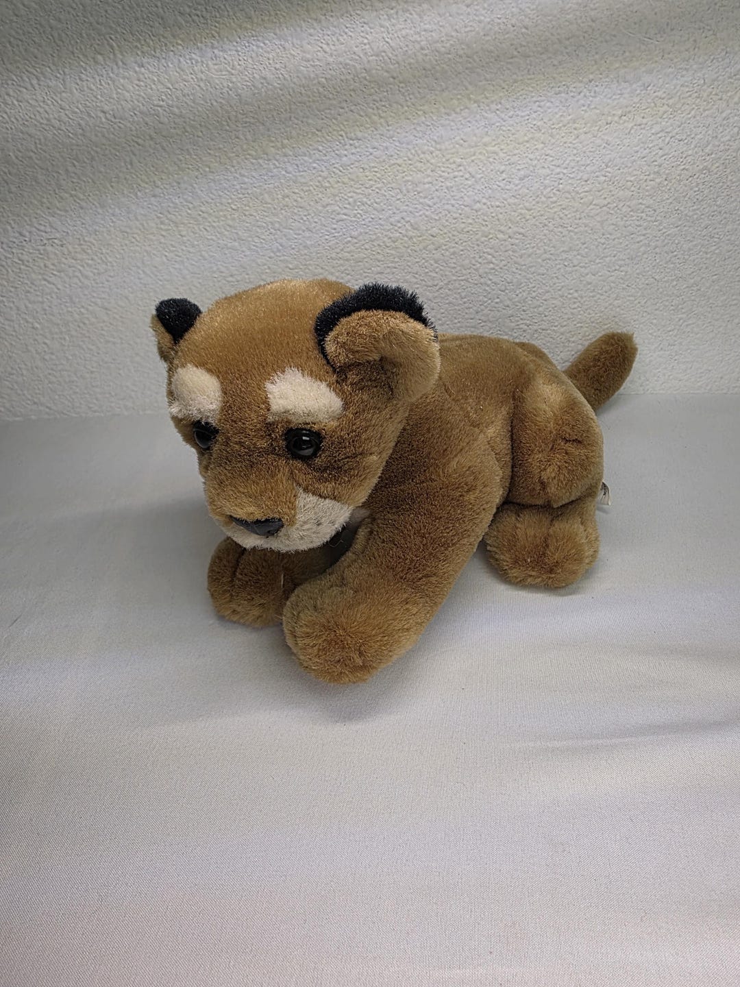 Vintage Puma Plushie 2000 Wildlife Artists Brown and Black Nostalgic ...