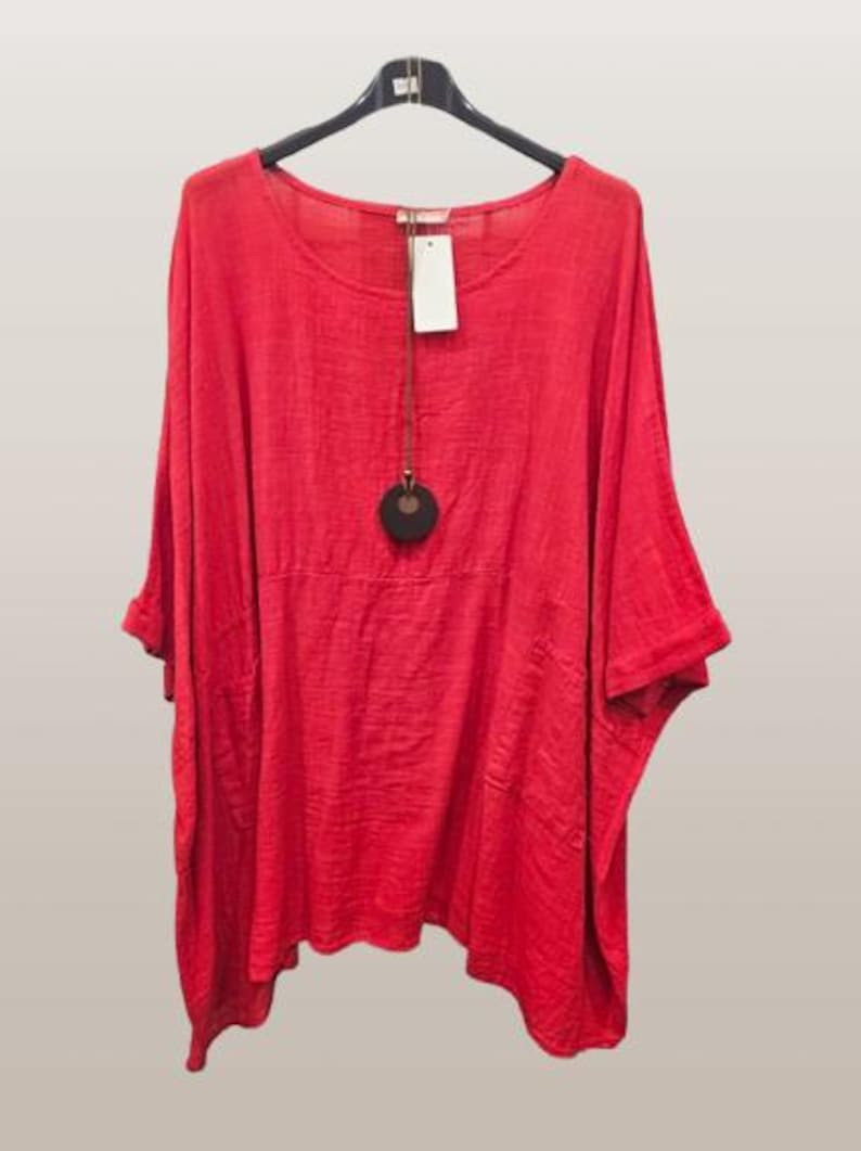 Cotton Batwing Tunic Top, Oversized Lagenlook Dress, Plus Size - Etsy