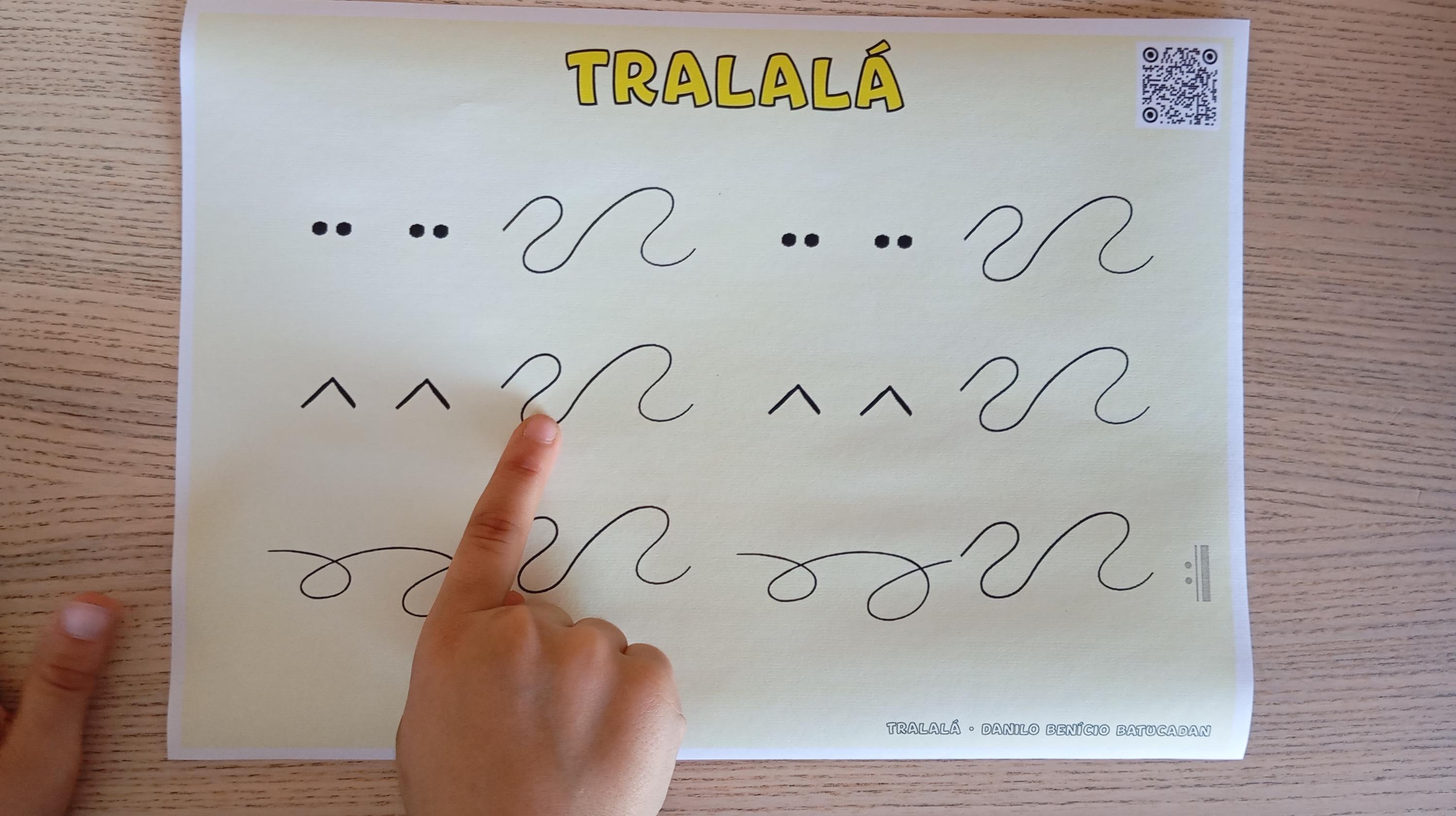 Tralalá - Printable Sheet - Musicogram - Etsy