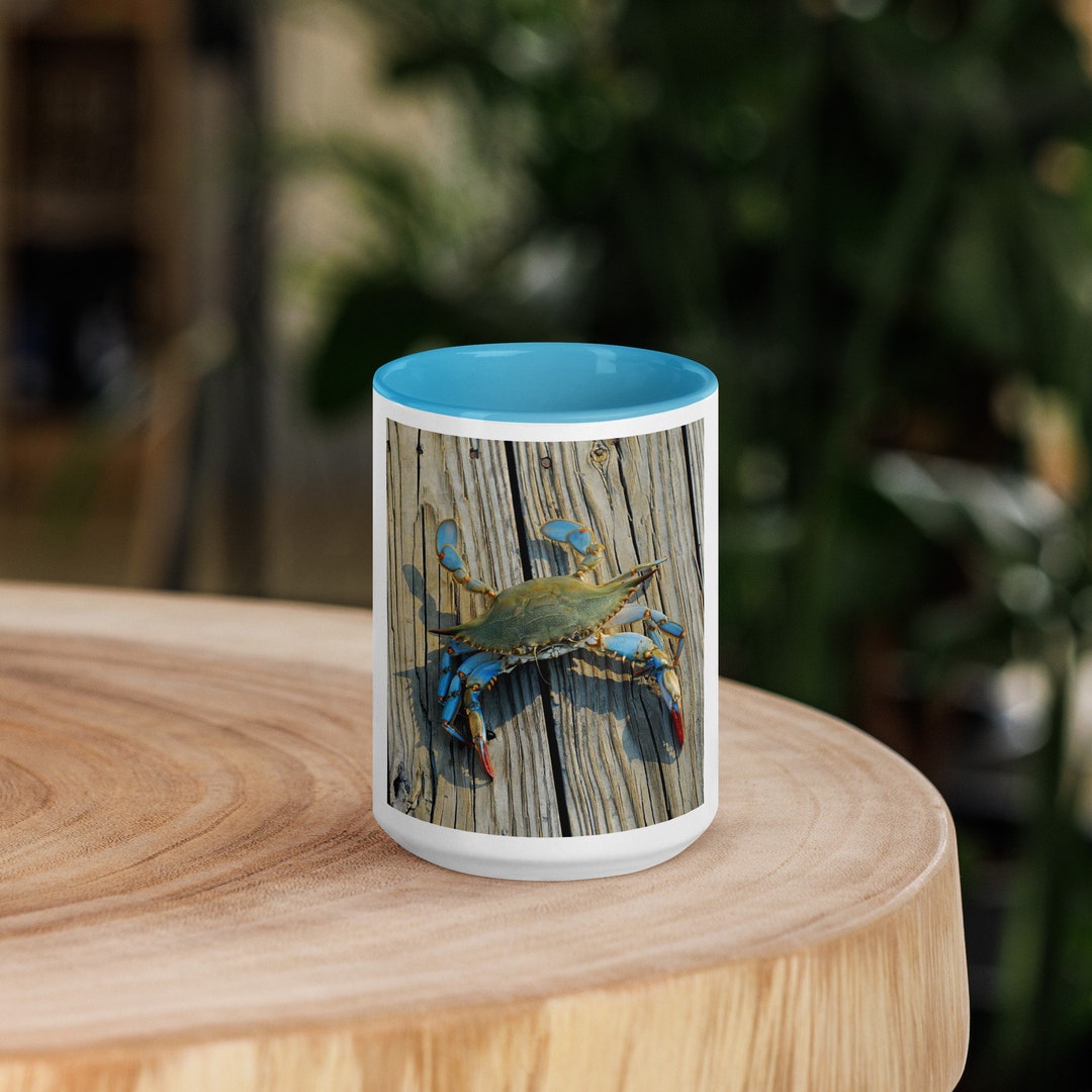 Beach Mug Series Blue Crab Coffee Mug - Etsy