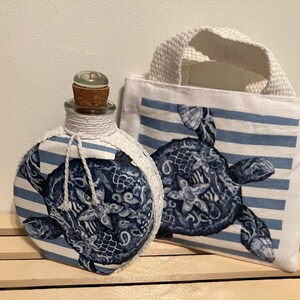 Fancy Sea Turtle Beach Bottle, Beach Decor, Beach Gifts - Etsy