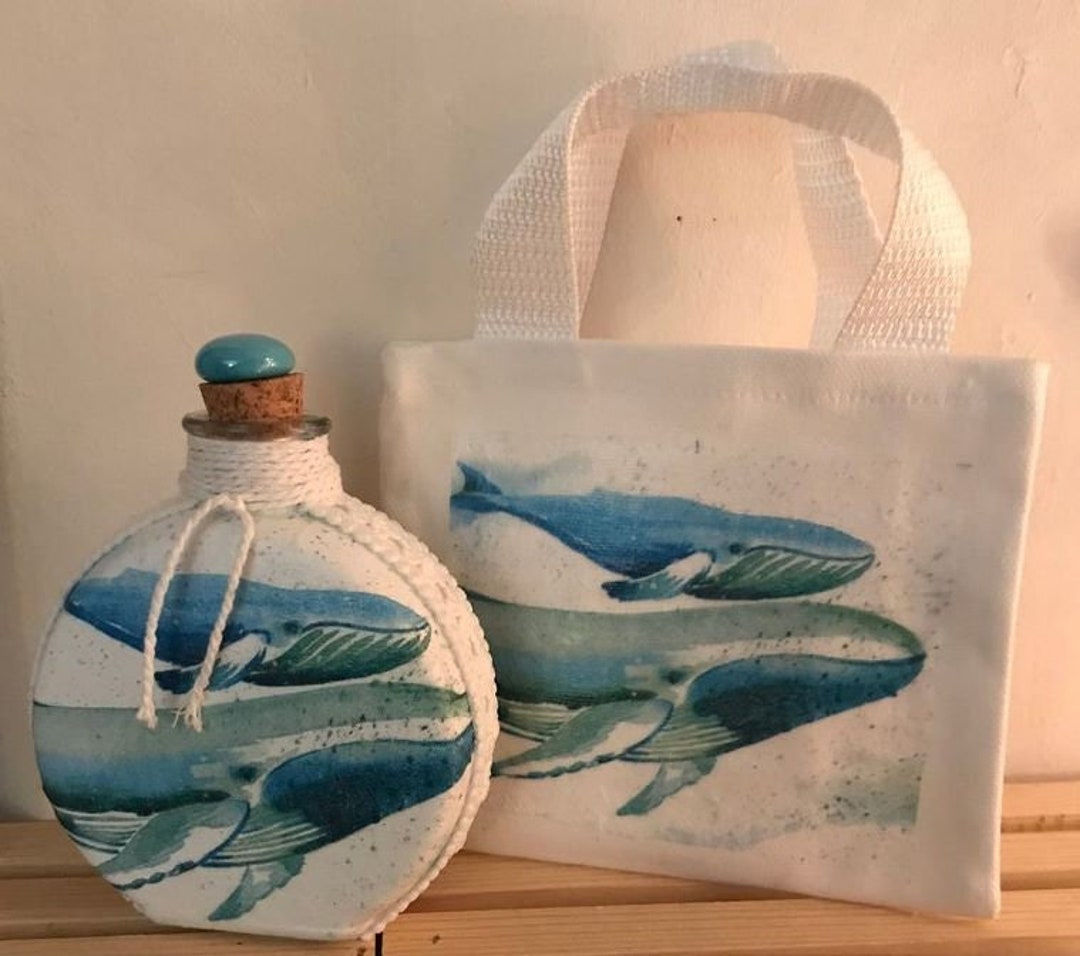 Mom and Baby Whale, Beach Decor, Home Decor, Whale Gifts - Etsy