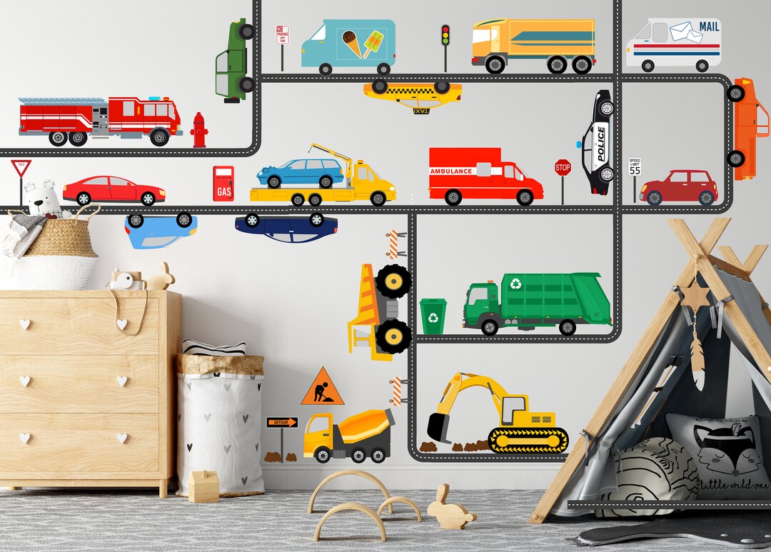 Car Wall Decals, Transportation Decals, Emergency Vehicle Decal ...