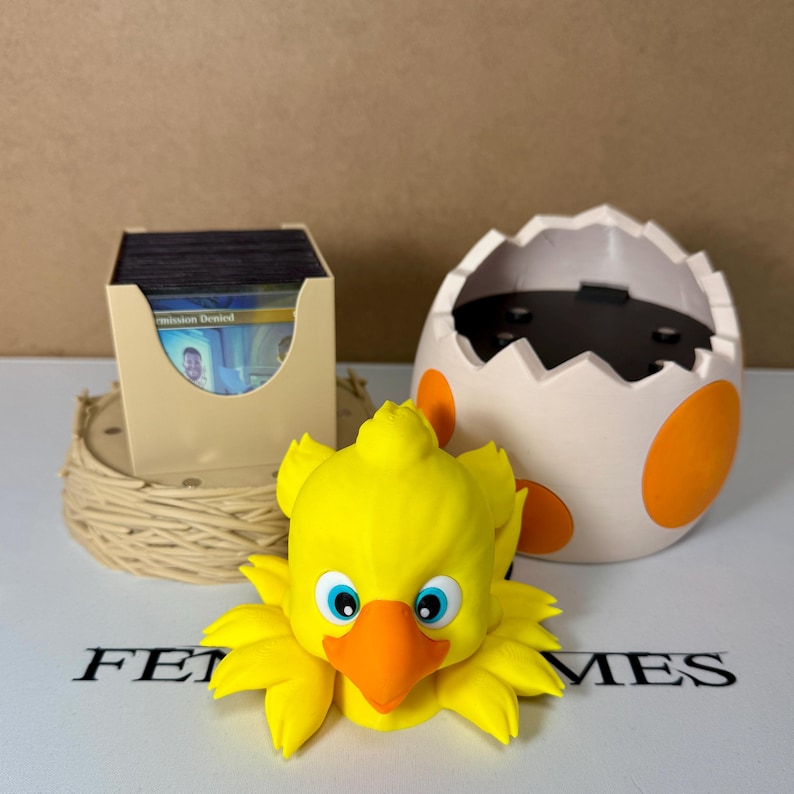 Chocobo Egg - Deckbox | TCG Card Box With Dice Compartment | Final ...