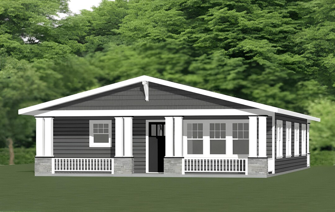 30x40 Duplex | 2 Bedroom 1 Bath | 1,200 Sq Ft | PDF Floor Plan | Model ...