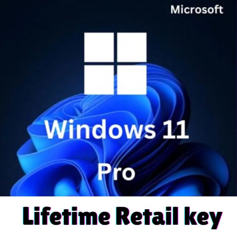 Clé Windows 11 Professionnel | Licence de vente au détail + Guide d'activation | Utilisation à ...